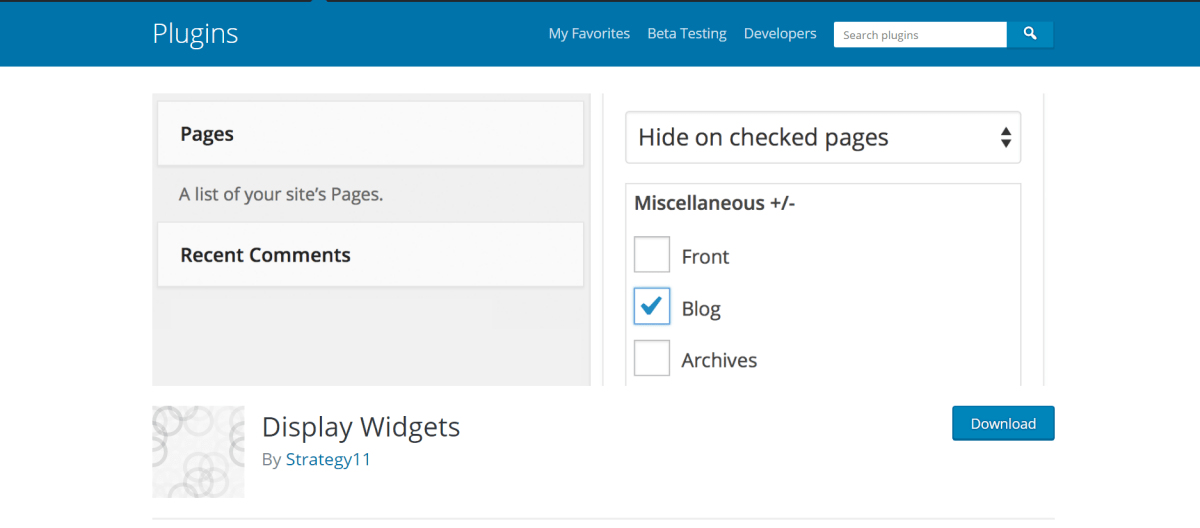 Free Widget Plugins to Control Sidebar in WordPress