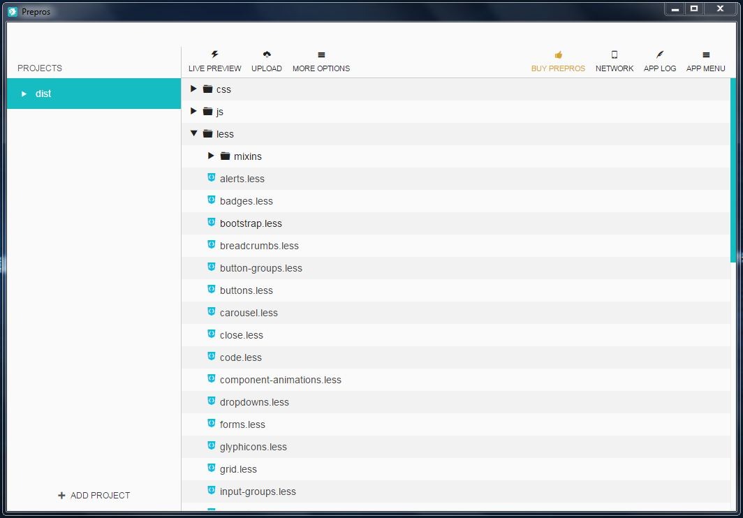 Step by Step Guide on Using LESS with Bootstrap